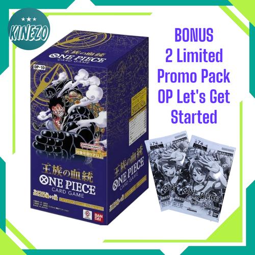 Promo One Piece OP 10 Booster Box Royal Bloodline Isi 24 Pack Bandai Japan Card Game TCG - Box ...