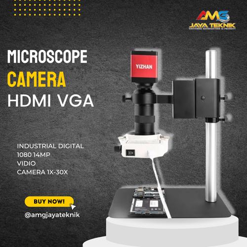 Jual Microscope Digital HDMI VGA Industrial Camera Microscope 1080 14MP ...