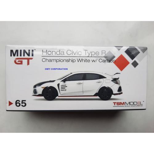 Jual Mini GT Civic Type R Championship White Carbon MiniGT No. 65 TSM ...