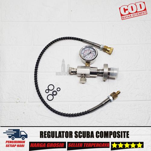 Jual Regulator Scuba Composite Alat Pengisian Angin Tabung Scuba ...