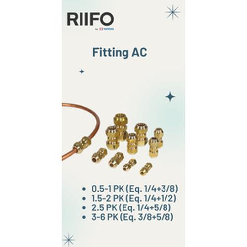 Jual Rifeng Fitting Pipa AC Multilayer 1 Set (4Pcs) - 1/4(2)+3/8(2 ...