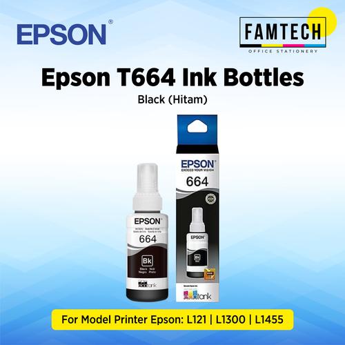 Jual TINTA PRINTER - EPSON 664 T6641/T6442/T6443/T6444 L SERIES - Black ...