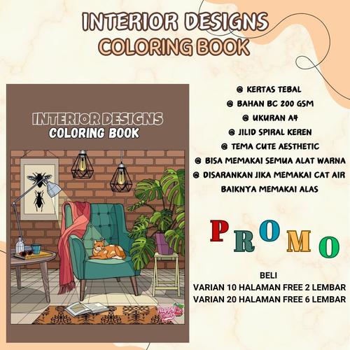 Jual Coloring Book Buku Mewarnai Anak Remaja Dewasa Aesthetic Kertas A4 ...