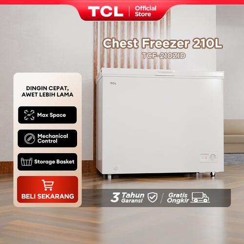 Promo TCL Chest Freezer Kapasitas 210 Liter Super Freezing - Storage ...