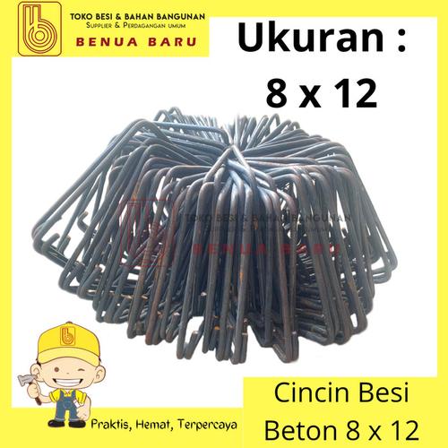 Jual Ring Cincin Besi Beton Behel 8 x 12 100 pcsBerbagai Ukuran Begel ...