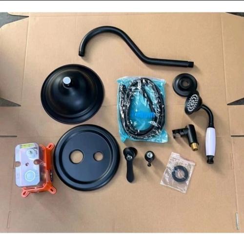 Jual Kran shower tanam mixer black classic / Kran tanam classic hitam ...