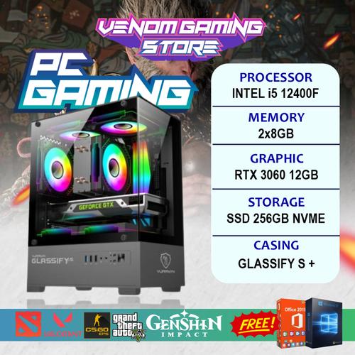 Jual PC Gaming Gen12 | i5 12400F | RTX 3060 12GB | 16GB DDR4 | 256GB ...