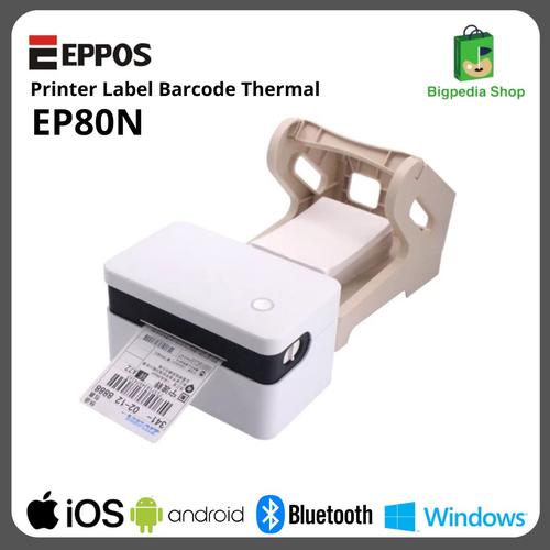 Jual Printer Thermal Label Barcode 80mm EPPOS EP-80N / EP80N USB BLUETOOTH - Kota Tangerang ...