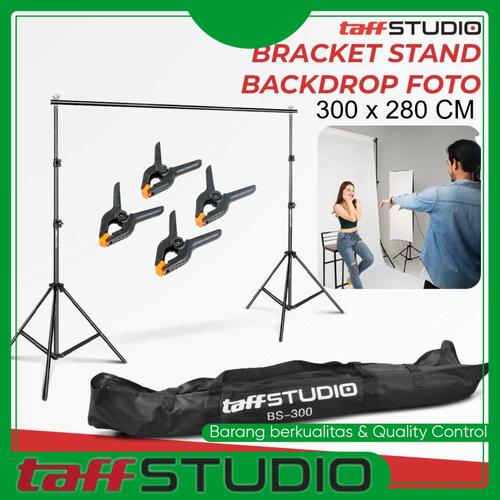 Jual Stand Background Portable 3 x 2.8 M TaffSTUDIO Bracket Tiang ...