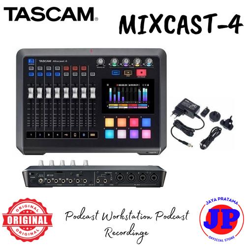 Jual Tascam Mixcast 4 Podcast Station Built-in Recorder USB Audio Interface - Jakarta Pusat ...