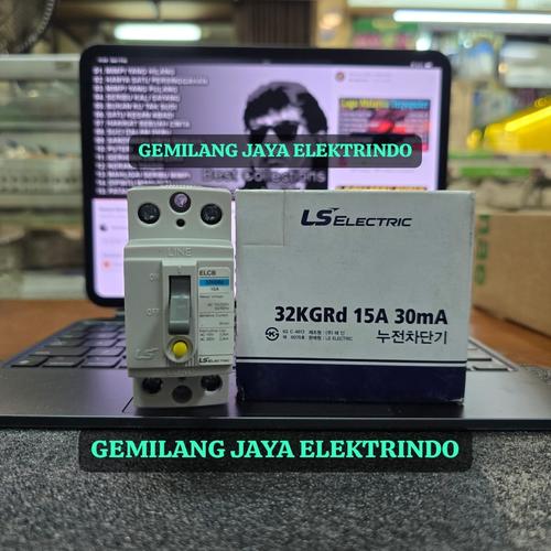 Jual RCCB / ELCB LS 32KGRd 2P 15A 30MA LS ELECTRIC RCCB 2P 15A 30MA ORIGINAL ASLI LS MADE IN ...