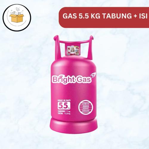 Jual Tabung Gas Elpiji / LPG 5.5 Kg + ISI PERTAMINA BRIGHT GAS Tabung ...