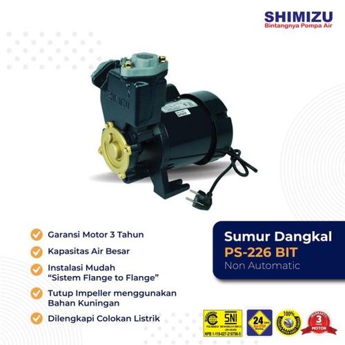 Jual SHIMIZU PS 226 BIT Pompa Air Sumur Dangkal Non Otomatis - Kota ...
