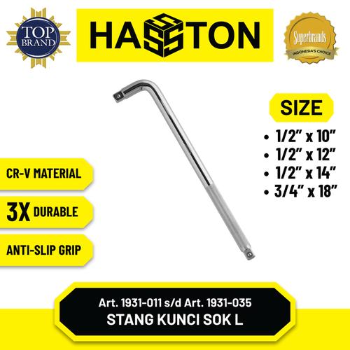 Promo Hasston Stang Kunci Sok L 1/2" x 300 mm / Handle Kunci Sok (1931 ...