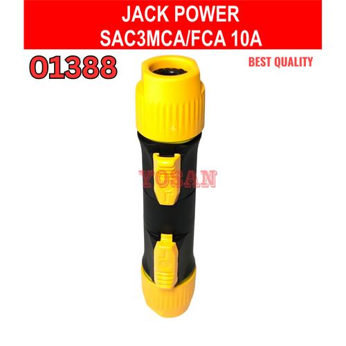 Jual JACK POWER CON 3P JACKPOWER SAC3MCA/FCA 10A KUNING - Jakarta Barat ...