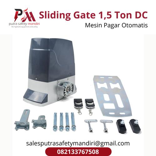 Jual SLIDING GATE OTOMATIS MESIN BUKA TUTUP PAGAR 1500KG DC REL 4 METER ...
