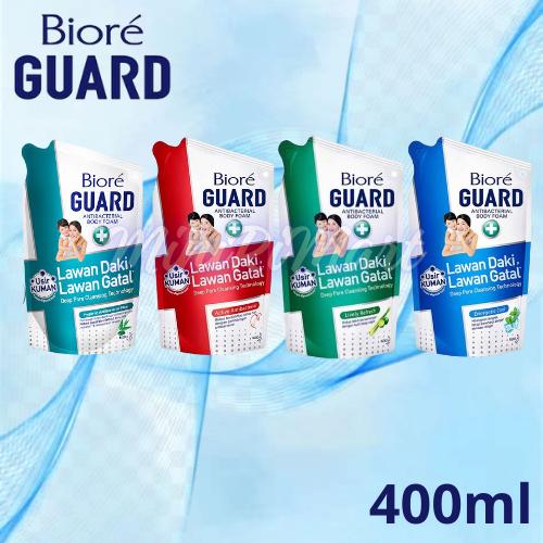 Promo Biore Body Foam Guard Active Antibacterial - 400ml - Biru Muda ...
