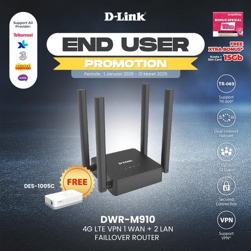 Jual MODEM 4G LTE D-LINK DWR 920 WIRELESS N300 ROUTER - DWR-M910 - Jakarta Timur - Dityacom ...