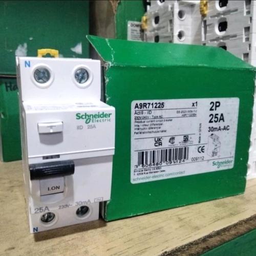 Jual ELCB RCCB Schneider iID 2P 25A 30mA ELCB 2 POLE / ELCB 2 PHASE A9R71225 - Jakarta Pusat ...