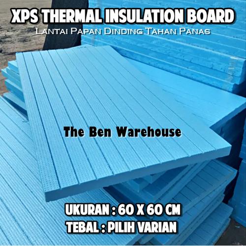 Jual XPS Extruded Panel 40mm / XPS Wall Insulation / Foam Tile Backer ...