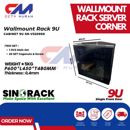 Promo Wallmount Rack Server Siku Sinorack 9U , Rack Server Siku Type SN ...