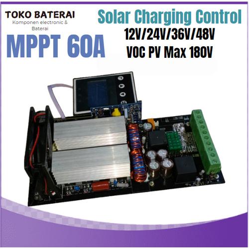Jual MPPT 60a solar charge controller REAL 60amper panel Surya SCC ...