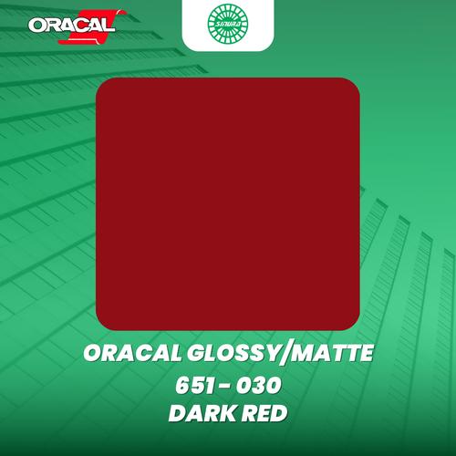 Jual Sticker Oracal 651-030 DARK RED (GLOSSY/MATTE) - Kota Bandung ...