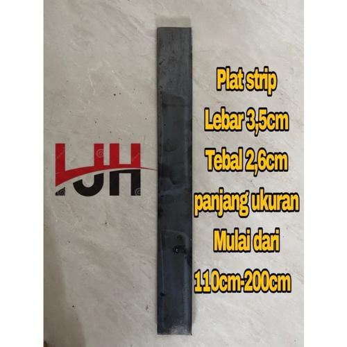 Jual Besi plat strip lebar 3,5cm , tebal 2,6mm. panjang mulai 110cm ...