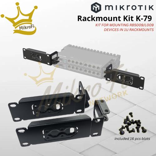 Jual Mikrotik RB5009 Rackmount Kit K-79 | Bracket Kupingan RB5009 ...