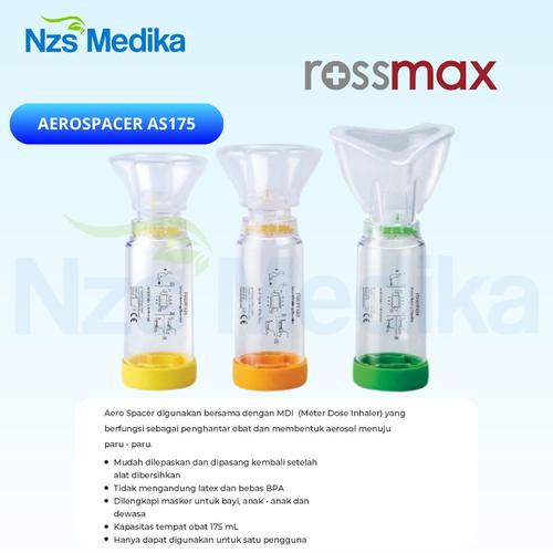Jual Rossmax Aerospacer AS175 alat bantu terapi asma - aerochamber - S ...