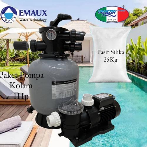 Jual Paket mesin Kolam Renang 1 Hp Sand Filter Emaux 21 inch - Jakarta ...