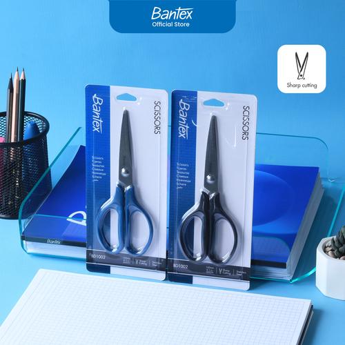 Promo Bantex Gunting Kertas / Office Scissor Pegangan Simetris Pisau ...