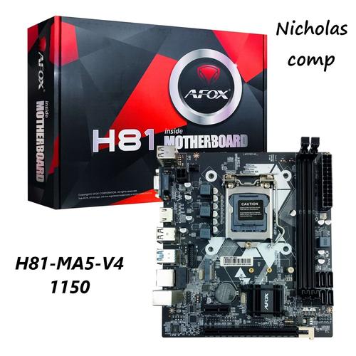 Jual AFOX IH81-MA5-V4 Chipset Intel H81, Socket LGA1150, DDR3 ...