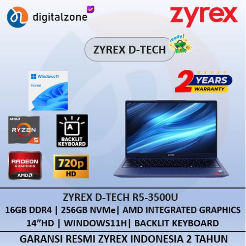 Promo Zyrex D-Tech R5 3500U 16GB 256GB W11 14HD 2Y BLUE Cicil 0% 3x - Jakarta Selatan ...