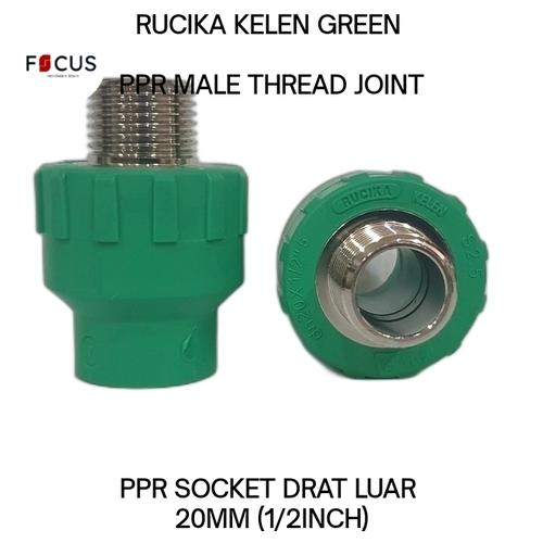 Jual PPR SOCK DRAT LUAR / MALE THREAD JOIN 20MM RUCIKA - Kota Bekasi ...