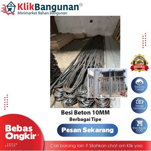 Promo Besi Beton 10mm Full SNI – Besi Bangunan / Besi Konstruksi / Besi ...
