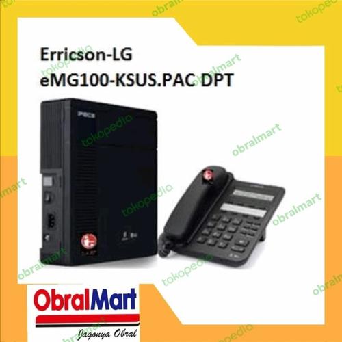 Jual PBX ERICSSON LG eMG100-KSUS kapasitas 4CO,2 DPT,6 SLT(BASIC) +8Ext ...
