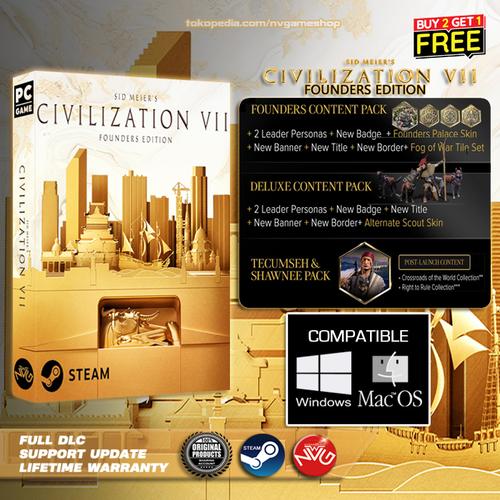 Jual Sid Meiers Civilization 7 VII Founders Edition Win Mac OS PC ...