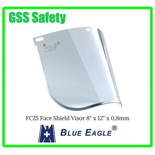 Jual Blue Eagle FC25 FC25N Face Shield Visor Polycarbonate Clear 8"x12 ...