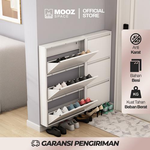 Jual Rak Sepatu Besi Minimalis – Lemari Sepatu Tertutup, Kokoh & Anti ...