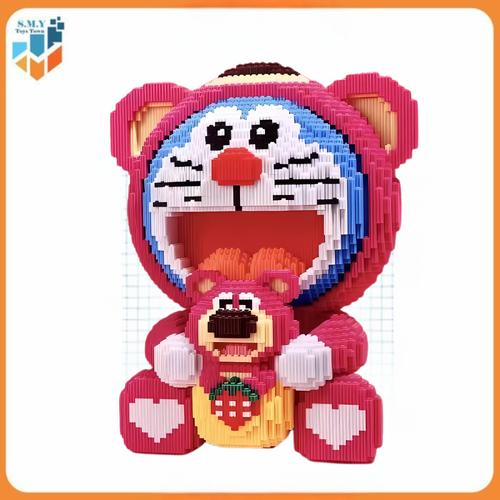 Promo SMY Toystown Nano Blocks Lotso Bear Doraemon Big Series 3D Model ...