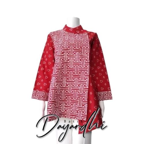 Jual Dayardhi atasan batik merah putih batik agustusan batik wanita ...