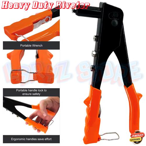Jual Tang Rivet Tanam Mur Baut Ripet Statis 2.4 - 4.8 mm Tembak ...