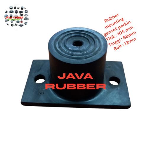 Jual ENGGINE MOUNTING GENSET PERKIN TITIK 105MM X T 68MM X 12MM BOLT ...