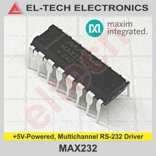Jual MAX232 MAX232CPE MAX 232 232CPE 5V-Powered, Multichannel RS-232 Driver - Kota Surabaya ...