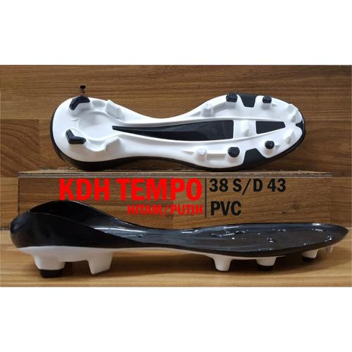 Jual Sol Sepatu Pria Sol Sepatu Bola KDH TEMPO HITAM PUTIH PVC 15 - Kab ...