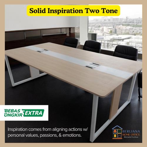 Promo Meja Meeting Rapat Kantor Solid Inspiration Two Tone - Sesuai ...