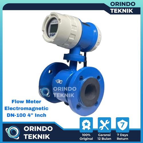 Jual Flow Meter Electromagnetic Flowmeter DN100 Flow Meter Electromagnetic DN 100 4" Inch ...