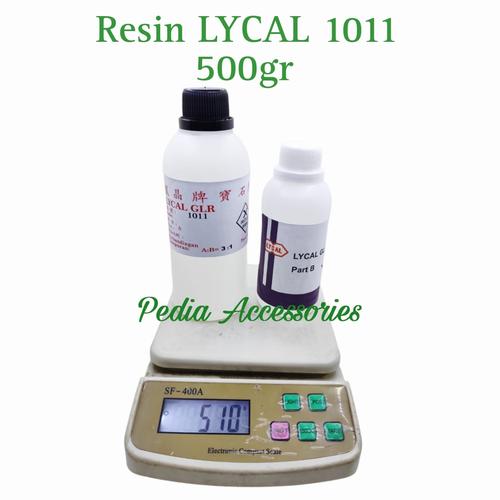 Jual Epoxy resin bening clear keras + hardener - Lycal 1011 - 500 gr ...