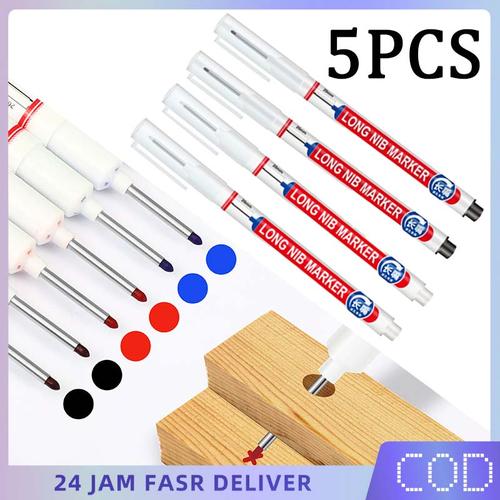 Jual 5pcs/Set Spidol Penanda Besi Spidol Untuk Kayu 20mm Spidol Kepala ...